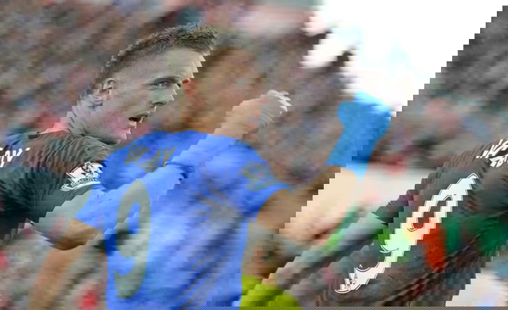 Leicester City’s striker Jamie Vardy playing with broken wrist ...