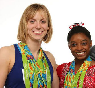 Olympic Champions Simone Biles and Katie Ledecky Got Their Initials ...