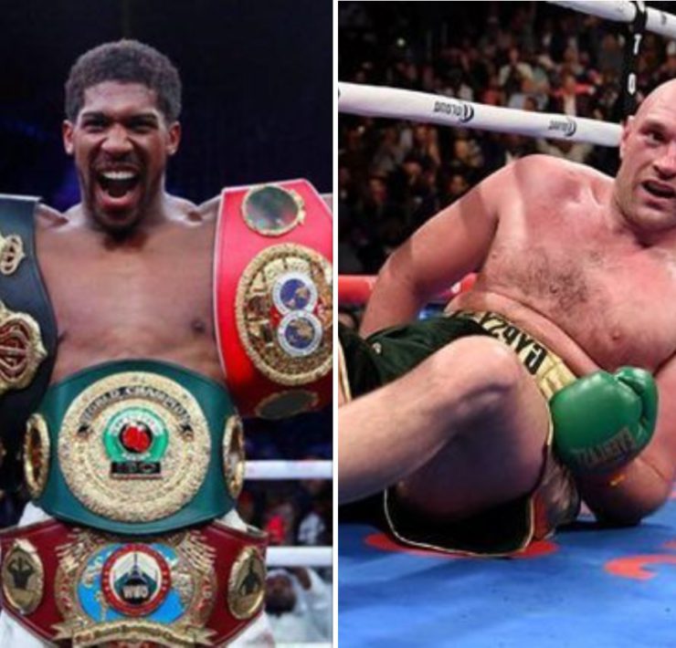 Watch: Anthony Joshua's Intense Face-off with Jarrell Miller ...