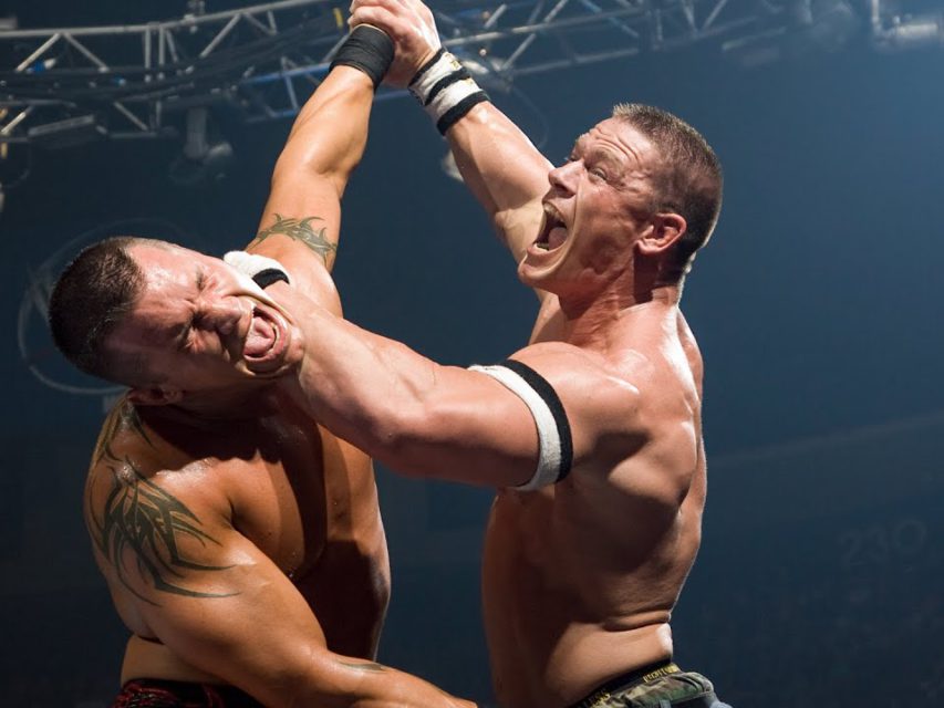 John Cena Vs Randy Orton Vs Triple H