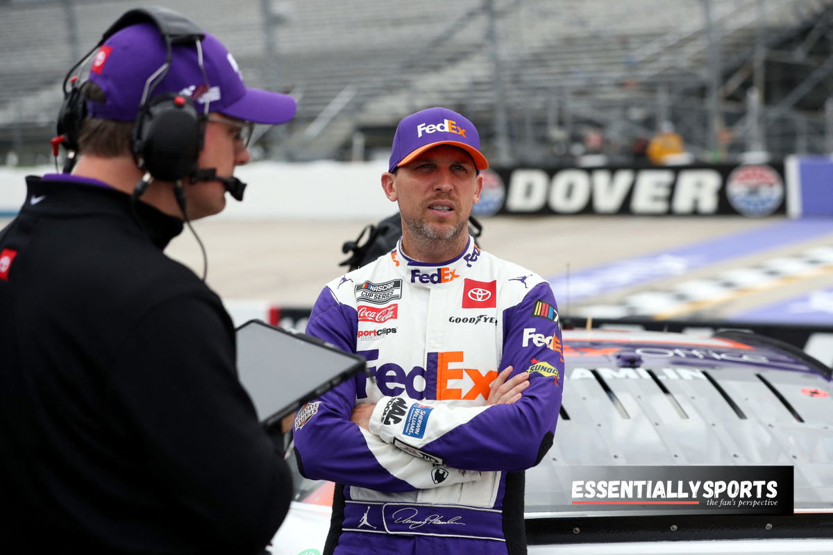 Denny Hamlin & His Crew Chief Hit back at Dirt Racing Legend: “Quit ...