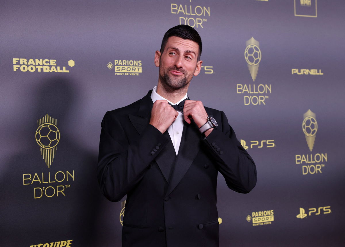 Novak Djokovic Snubs Cristiano Ronaldo at Ballon d'Or as He Makes 'Most ...
