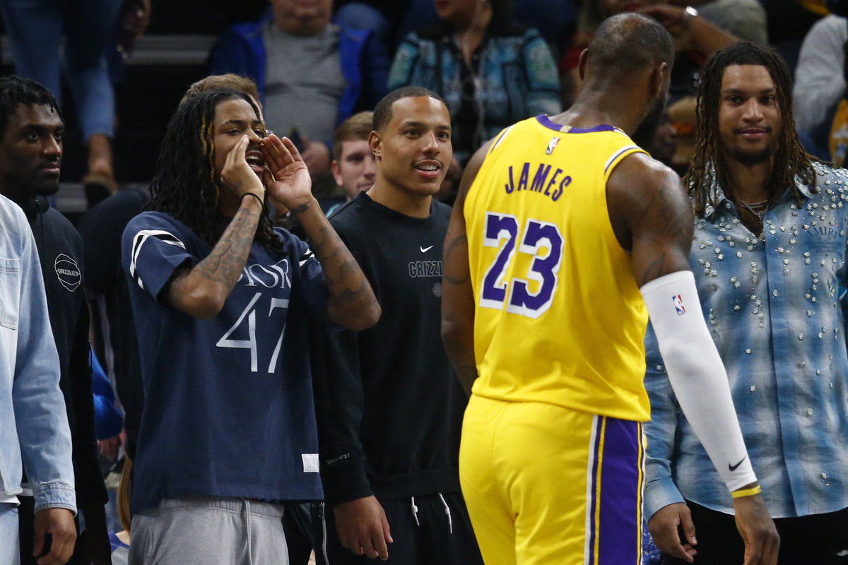 “Ja Morant Shoved Him!?”: LeBron James’ Hilarious Exchange With Injured ...