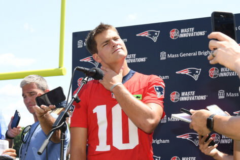 Patriots CB Wants to Solve Josh McDaniel’s Headache as Drake Maye Eyes ...