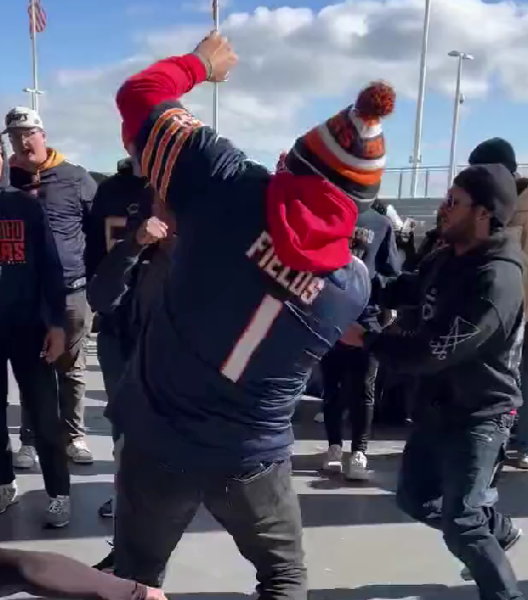VIDEO: Bears Fans Come to Blows in UFC-Style Brawl at Soldier Field ...