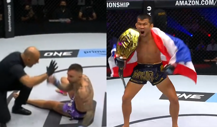 “Baseball Bat Kick…” – Fight Fans React as a Barbaric Leg Kick From ...