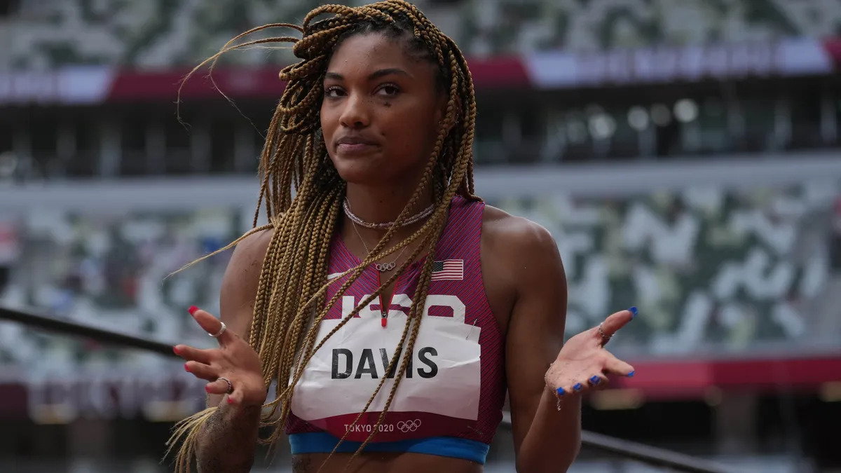 Track and Field Star Tara Davis-Woodhall Adds Fuel to the Fire Over ...