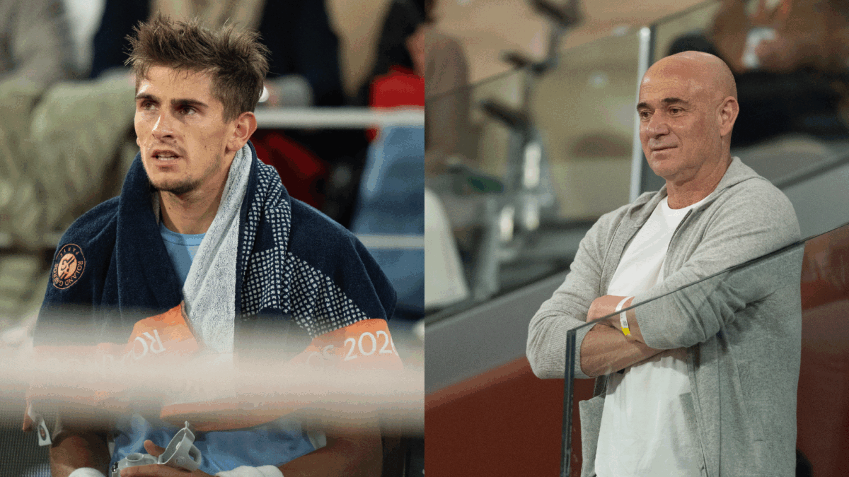 Andre Agassi Delivers Harsh Reality Check After Matteo Arnaldi’s French ...