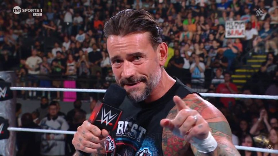 Was CM Punk Wearing Roman Reigns’ Bloodline Jordans During Raw Segment ...