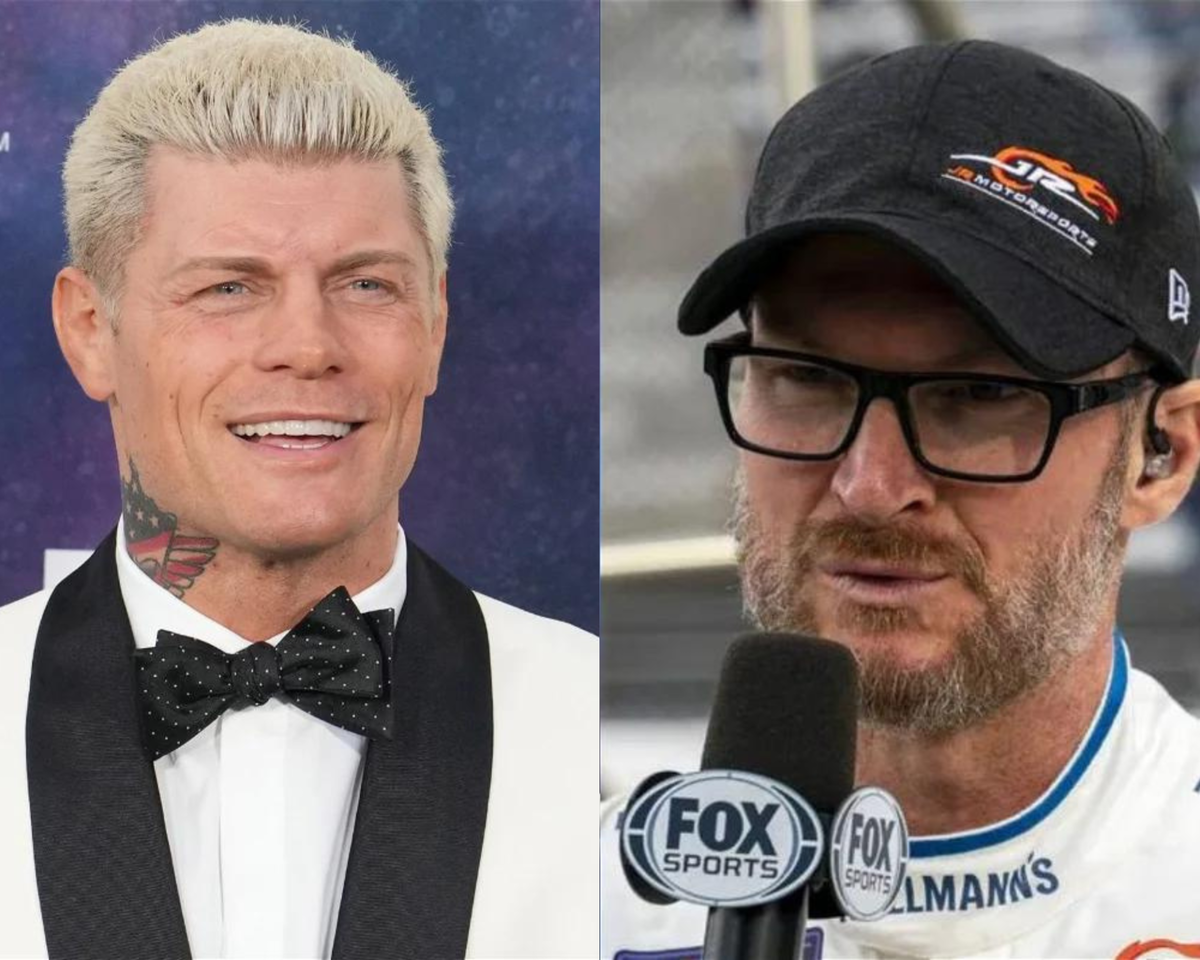 Dale Jr Joins NASCAR Fans to Celebrate Cody Rhodes’ Redemption Arc in ...