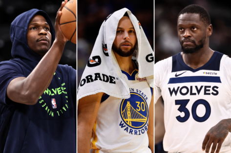 Stephen Curry Played Key Role in Anthony Edwards’ Adjustment With Julius Randle, as New Locker ...