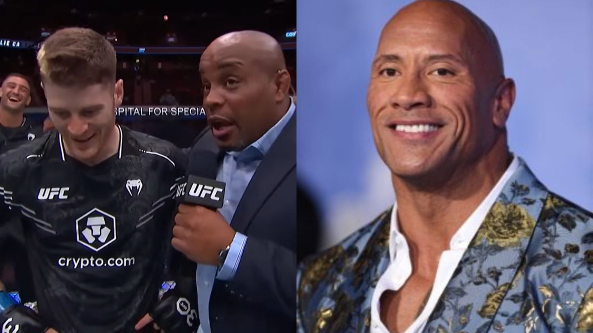 “DC Was Like”- Dwayne Johnson Bursts Into Laughter As Daniel Cormier ...