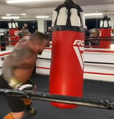 WATCH:- World's Strongest Man Eddie Hall Batters a Punching Bag as He ...