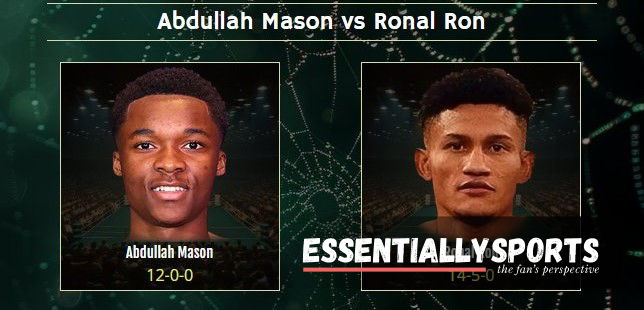 Abdullah Mason vs. Ronal Ron Stats: Age, Height, Weight, Reach, Record ...