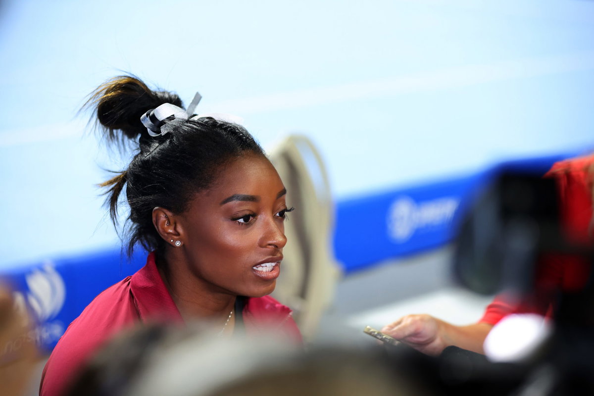 “My Goodness”: Simone Biles Pleasantly Stumped As Deja Vu Hits the ...