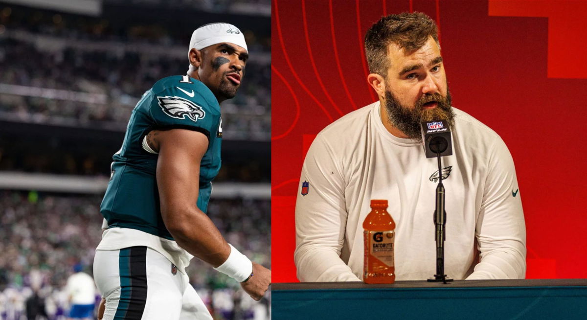 Star Center Jason Kelce Opens Up on the Controversial ‘Tush Push’ After Jalen Hurts and Eagles ...