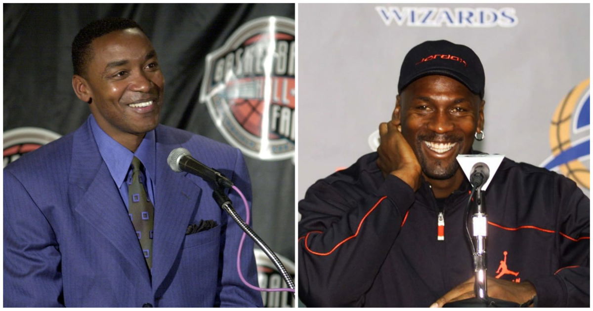 Despite Being Bitter Rivals to this Day, Rare Video Shows Isiah Thomas ...