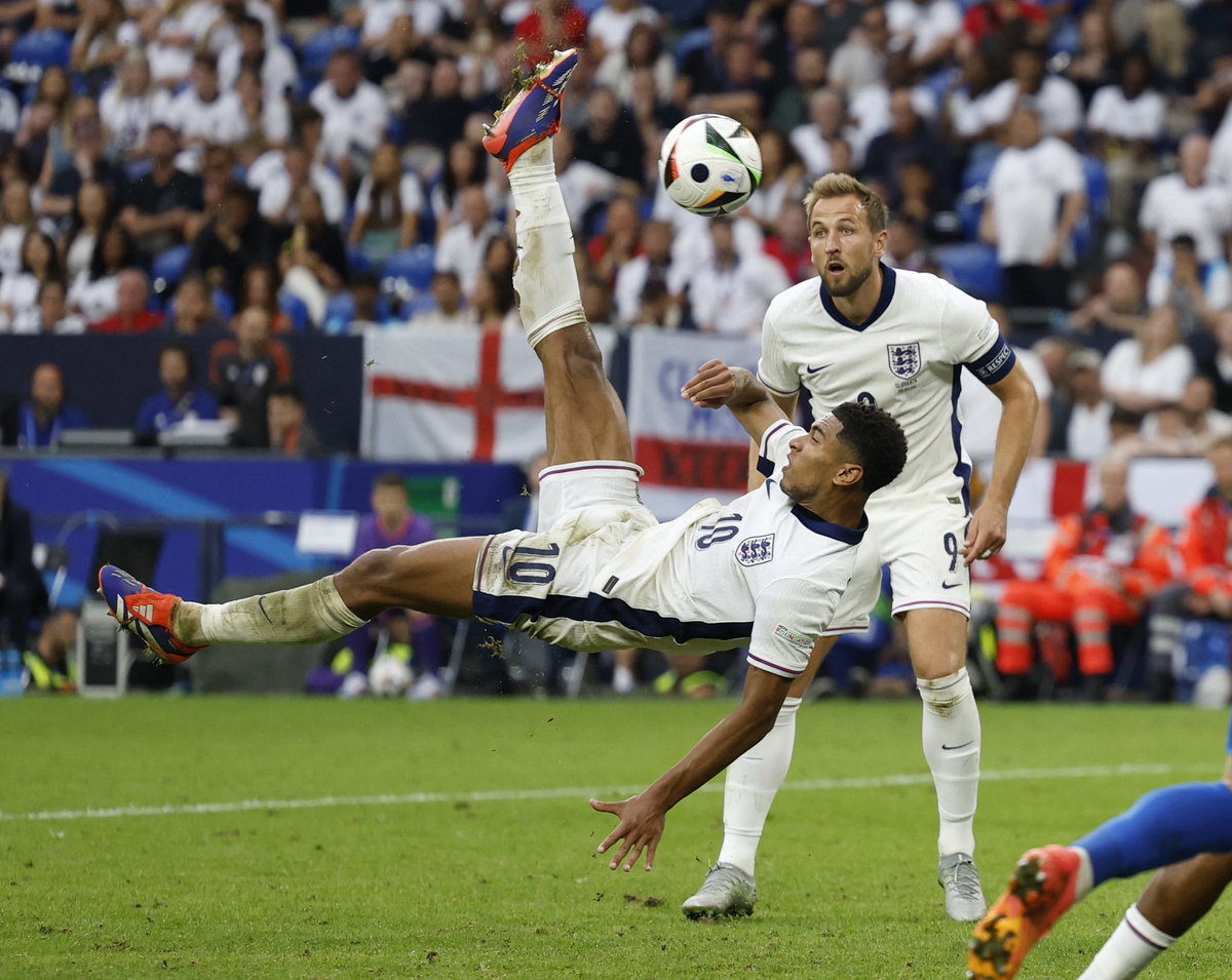 Jude Bellingham's 2-Word Reaction To Overhead Goal Vs Slovakia Divide ...