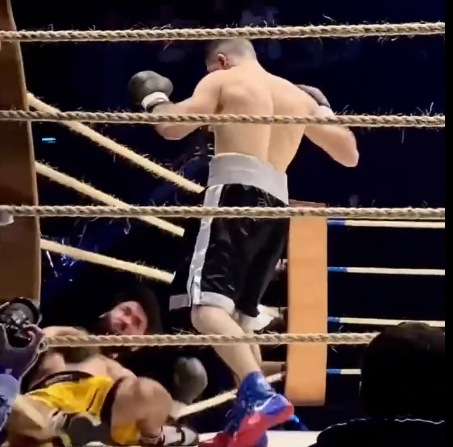 A Right Hand to the Chin Knocks Boxer Out of the Ring - EssentiallySports