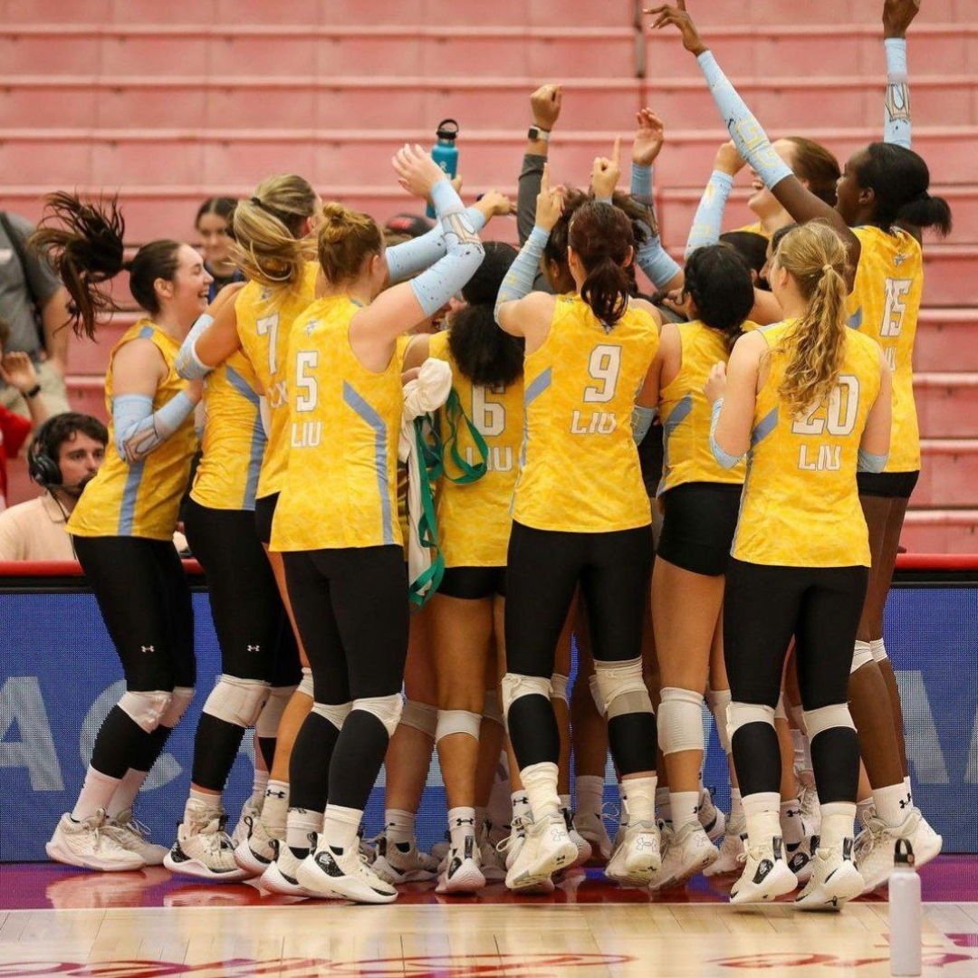 LIU Volleyball Dominates FDU Knights to Secure NEC Title After 6-Year ...