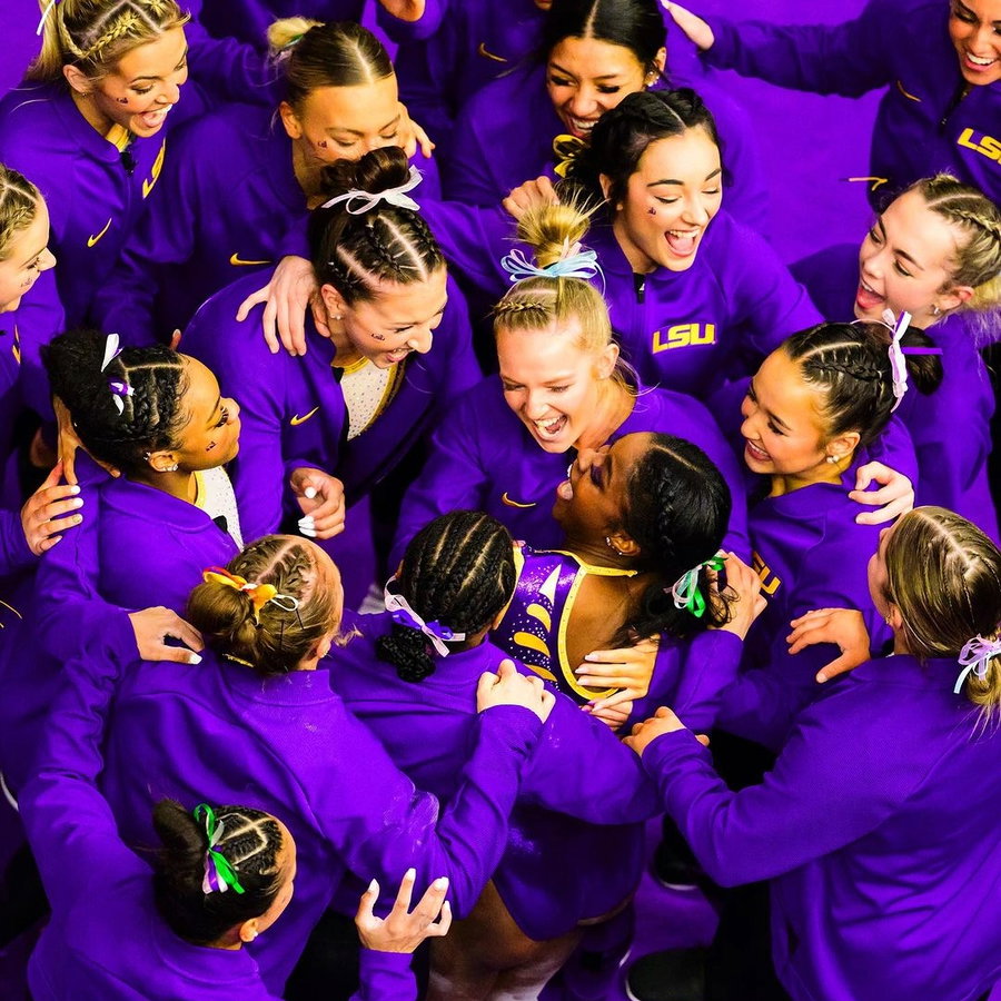 NCAA Gymnastics Update: LSU Coach Unveils KJ Johnson's 'Fearless ...
