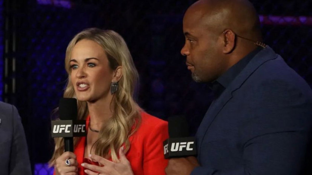 Daniel Cormier Going for an “Underhook” Against Laura Sanko Gets a ...