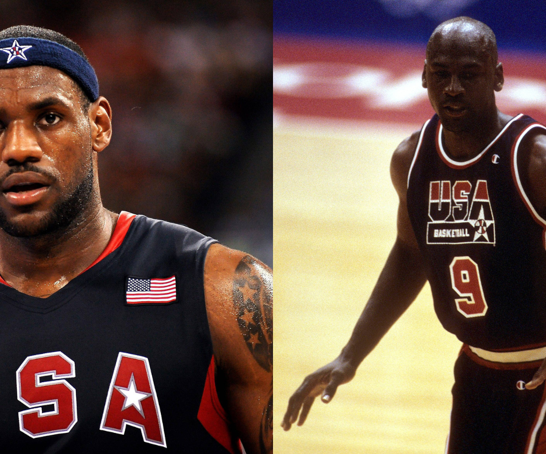 Lebron James And Michael Jordan Together