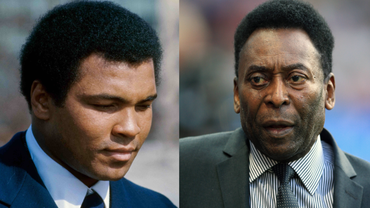 Muhammad Ali And Pele Muhammad Ali And Pele