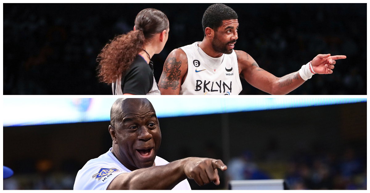 “Jumped Off My Couch Screaming”: Kyrie Irving Sends Magic Johnson Into ...