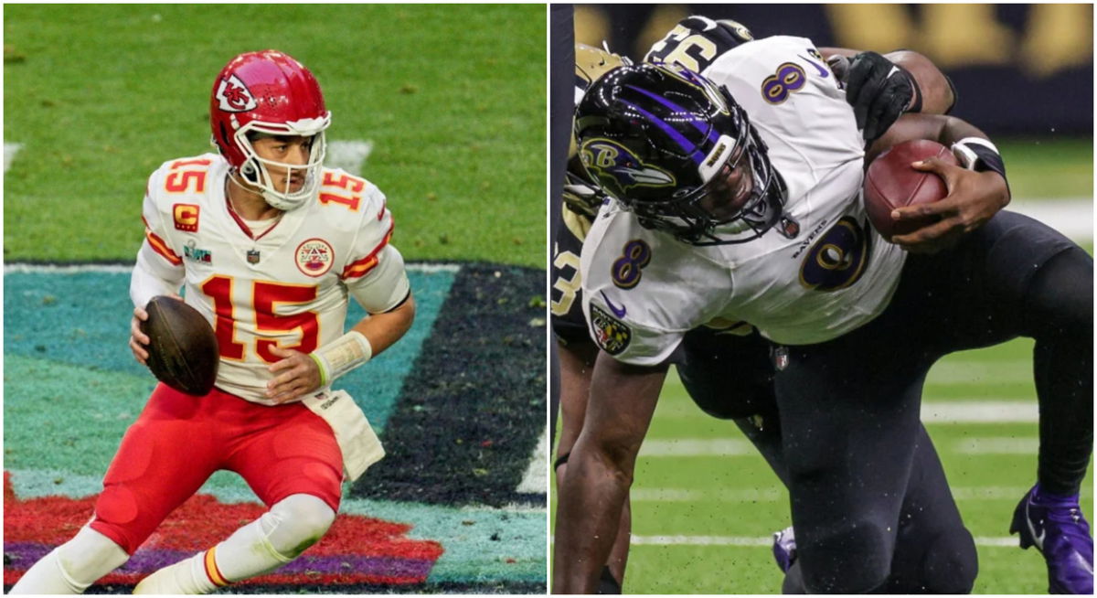 Patrick Mahomes vs. Lamar Jackson Height Comparison: How Tall Is Ravens ...