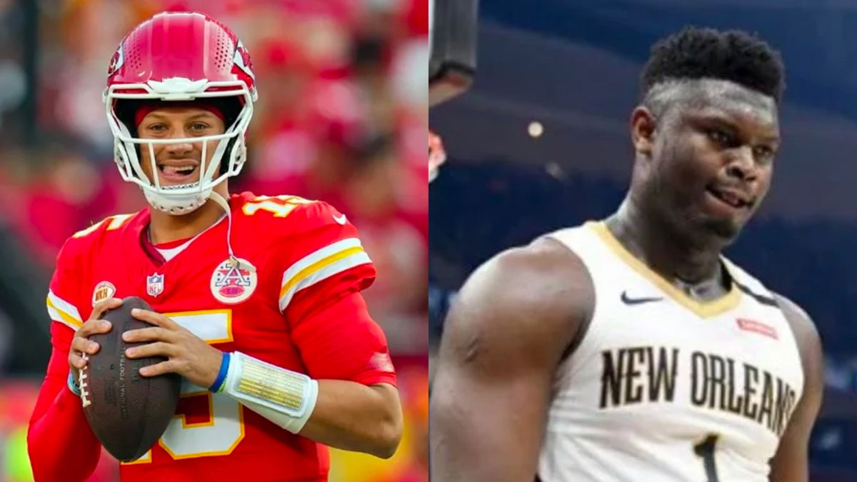 Patrick Mahomes and NBA World Distraught With Zion Williamson's Late ...