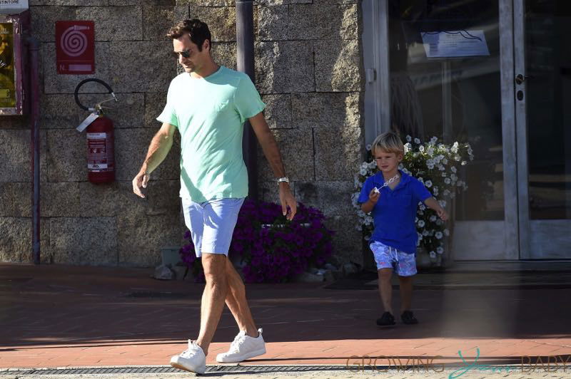 WATCH: Roger Federer Plays Tennis With his Son! - EssentiallySports