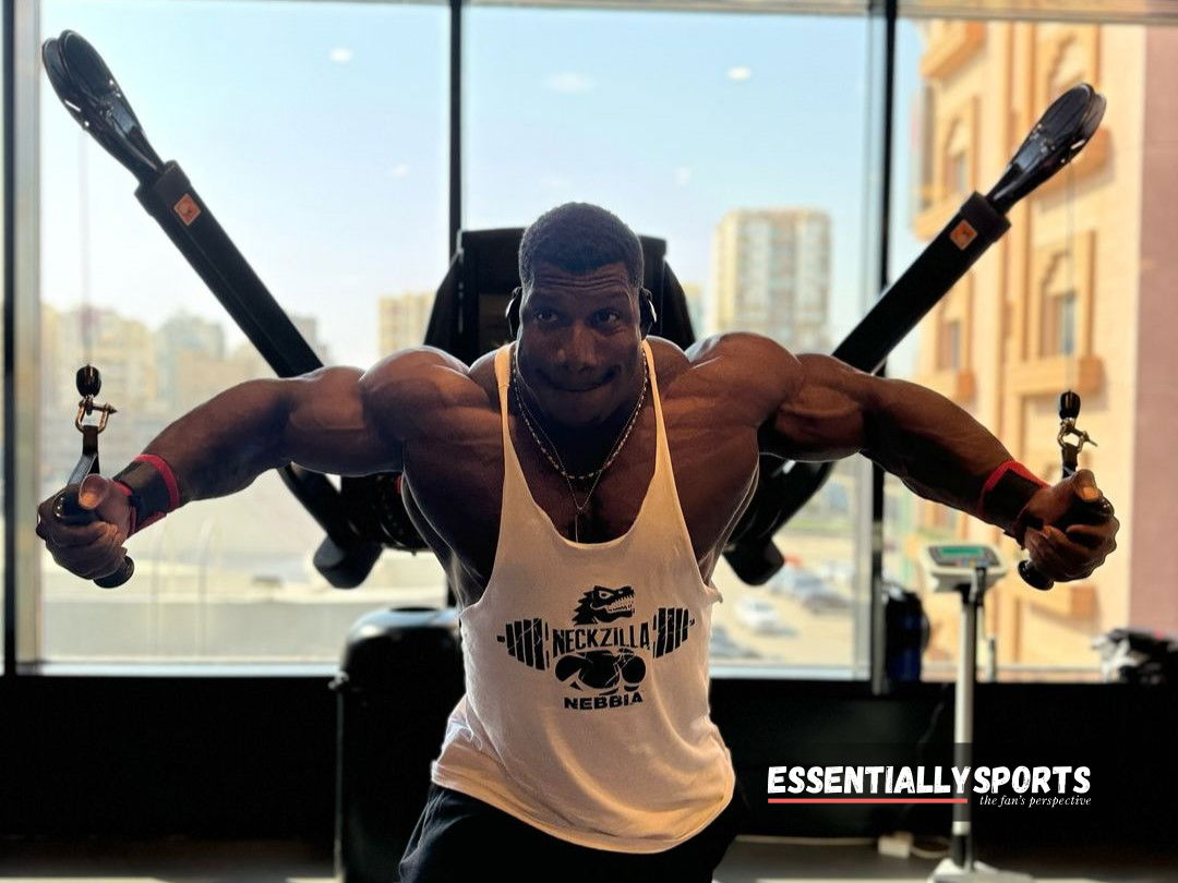 “Looks Natty Next to Him”: Fans React as Bodybuilding Beast Neckzilla ...
