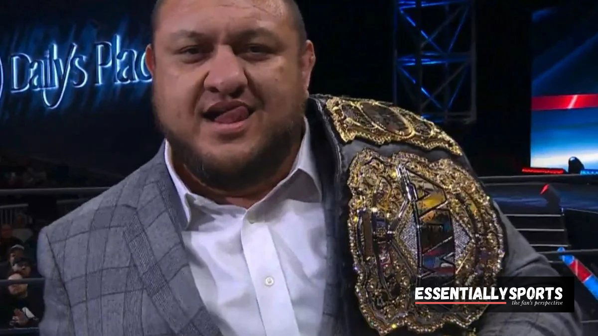 AEW Unveils WWE-Esque Championship Belt During Samoa Joe’s Segment on Dynamite Homecoming ...