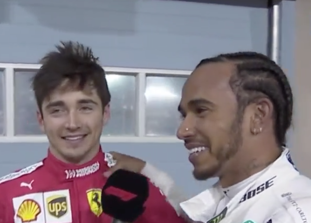 Lewis Hamilton Praises LeClerc After Heartbreaking Loss - EssentiallySports