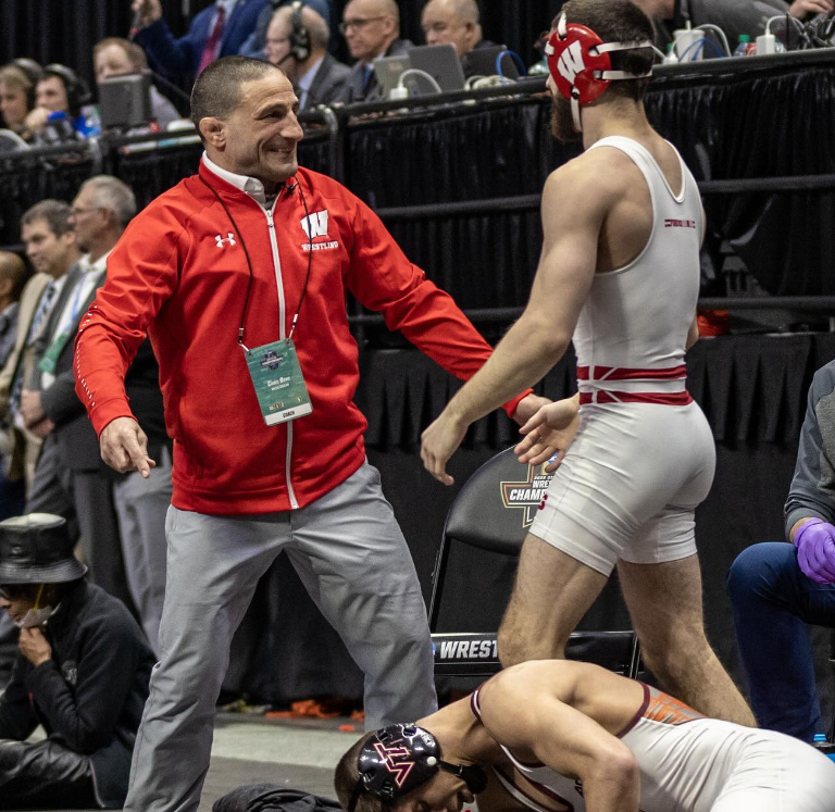 Wisconsin Badgers Wrestling Showers HC Chris Bono with a Heartwarming ...