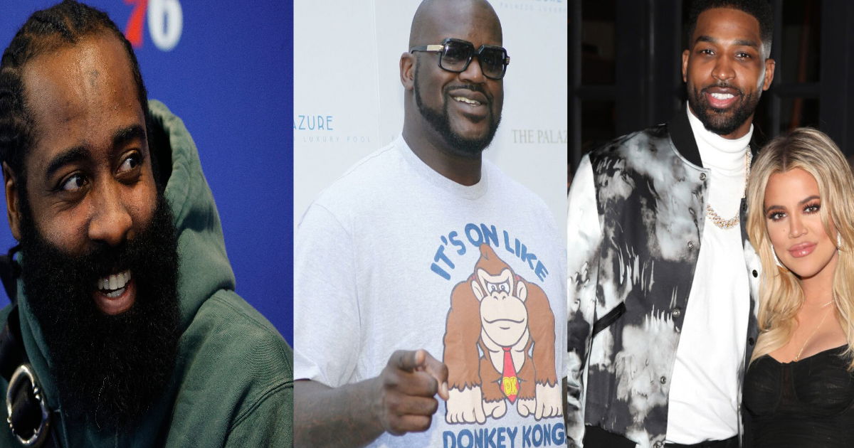 James “Beardon” and Khloe Kardashian’s Baby Daddy Getting Mentions Causes Hysteria on Shaquille ...