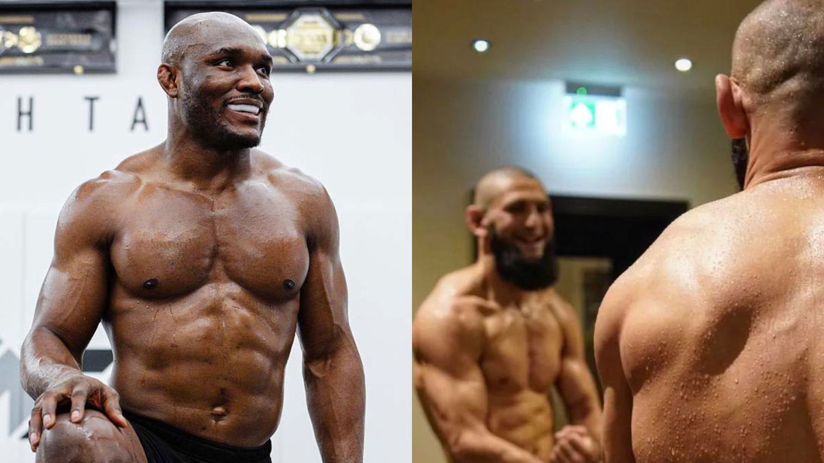 Contrasting Physique of Khamzat Chimaev and Kamaru Usman at MW Despite ...