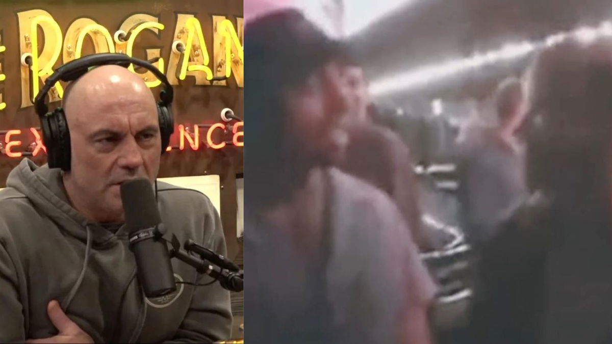 Young "Shark Eyes" Joe Rogan Screaming at "Out-Of-Shape" Older Woman ...