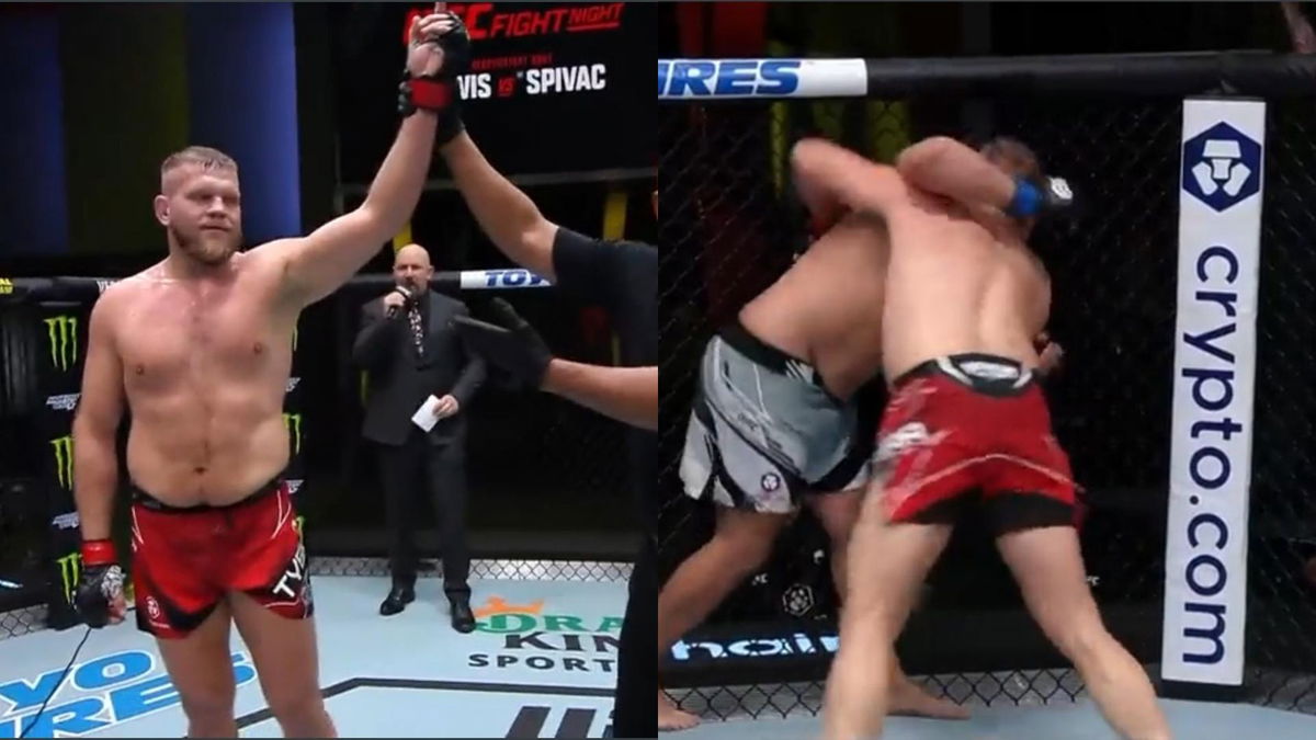 UFC Vegas 68: MMA World Reacts as 37-Year-Old Heavyweight Beats Sambo ...