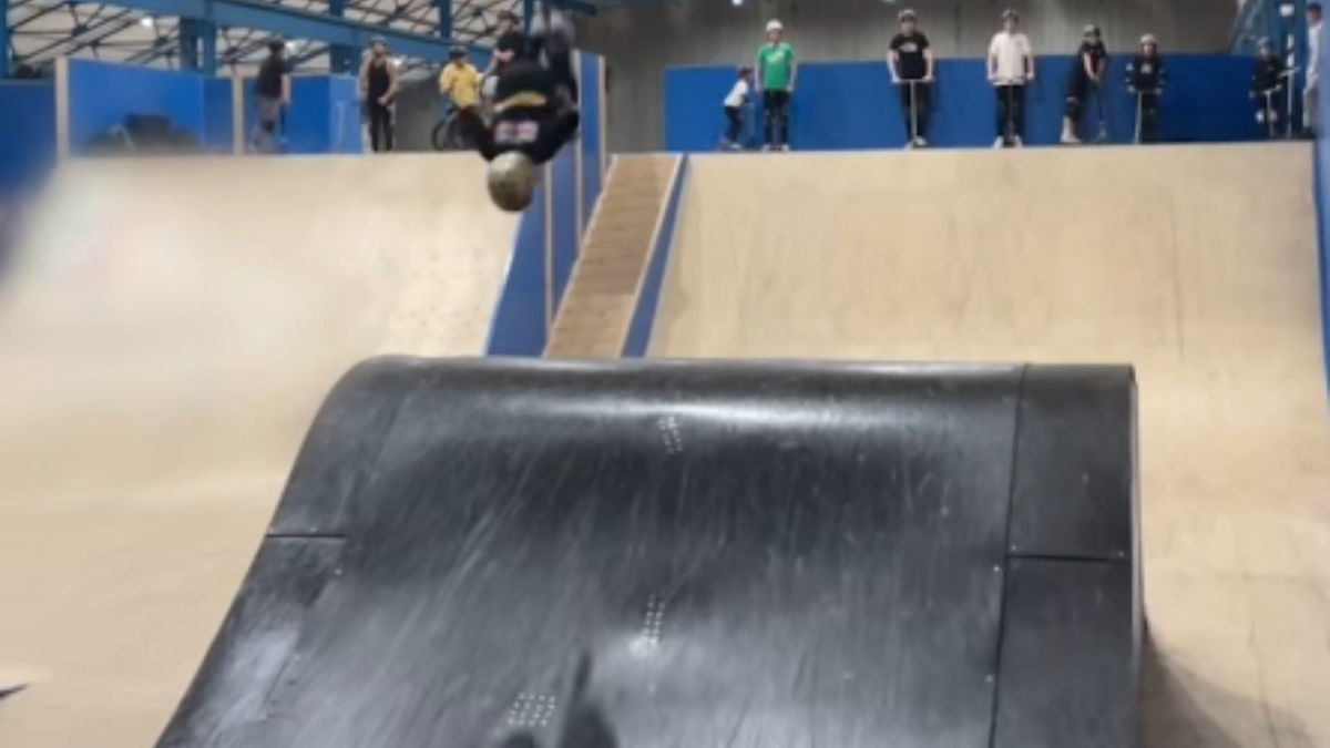 Watch: Kid Holds Back Tears After Performing Stunning Flip on a Micro ...