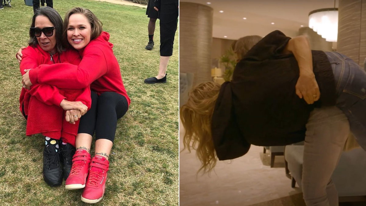 Watch: Ronda Rousey Almost Getting Slammed on the Floor by Mother ...