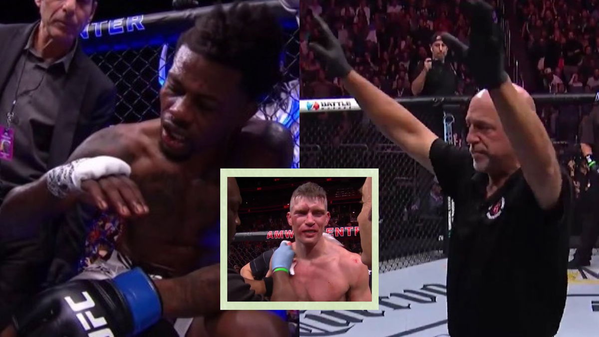 Stephen ‘Wonderboy’ Thompson Forces Kevin Holland’s Corner to Call Off ... Stephen ‘Wonderboy’ Thompson Forces Kevin Holland’s Corner to Call Off ...
