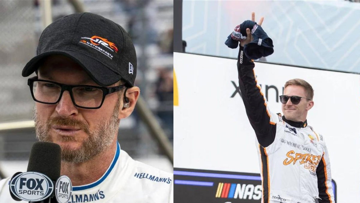 Dale Earnhardt Jr Spectates as Nephew Pits Teammate Against Parker ...