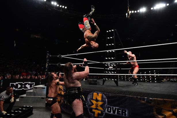 Watch: Ricochet Takes Down Retribution With an Insane High Flying Move ...