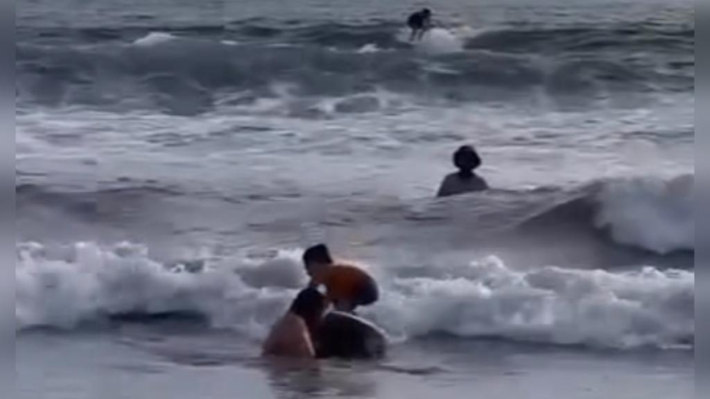 “Did You Die?”: Viral Video of Young Surfer Knocking Out Swimmer in the ...