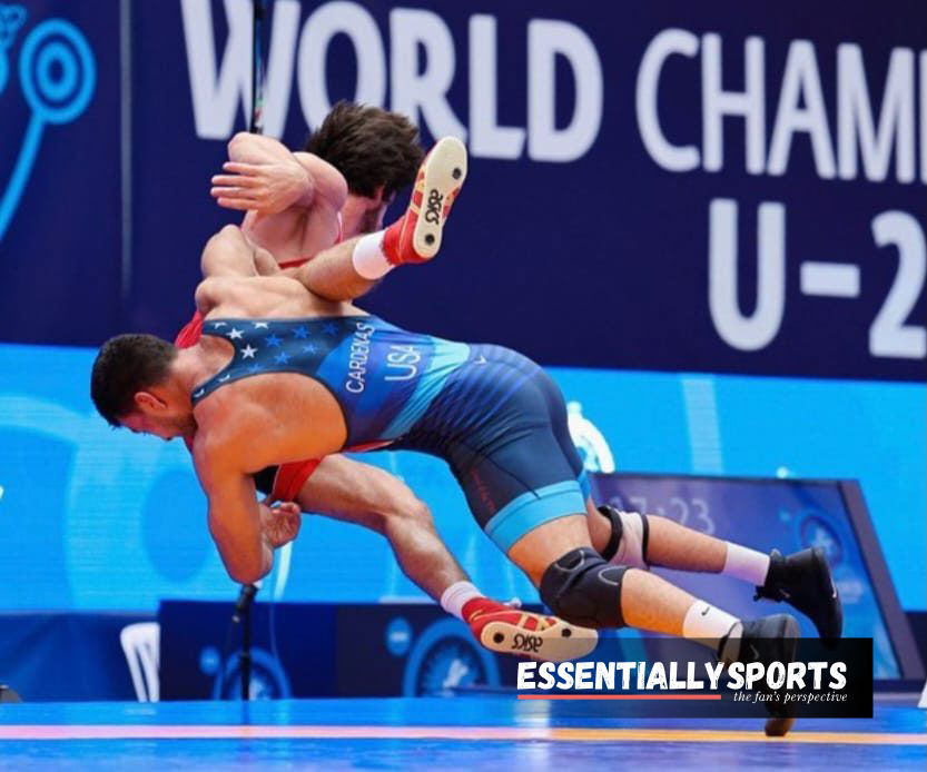 Cornell’s Wrestling Captain Vito Arujau Raises the Roof as Teammate ...