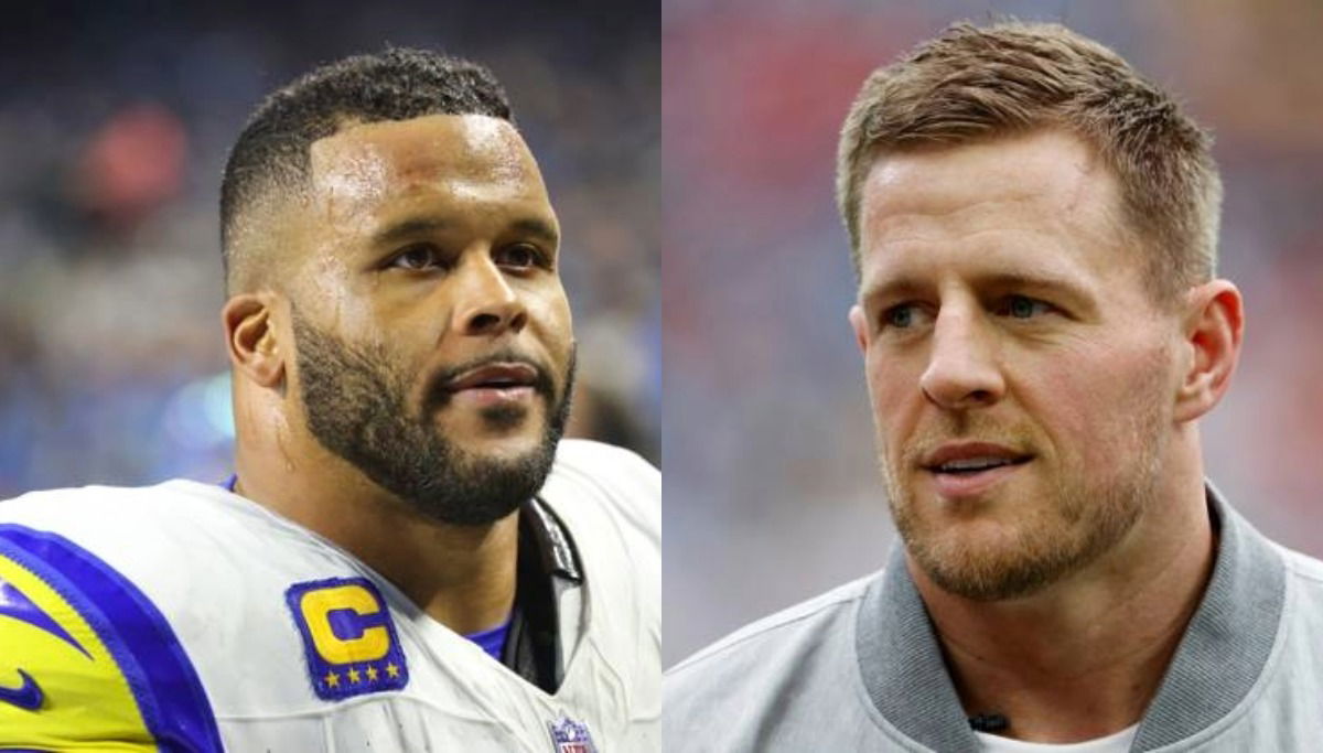“Greatest to Ever Play”: J.J Watt’s Heartfelt Tribute to Aaron Donald ...