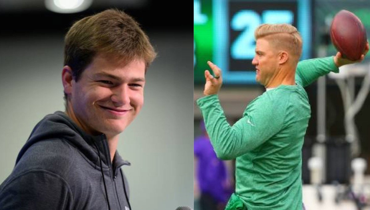 Drake Maye's Relationship with QB Coach Josh McCown Draws Vikings ...