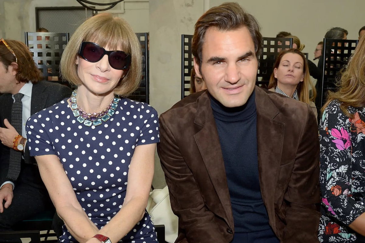Roger Federer Finds Much-Needed Support From BFF Anna Wintour For His ...